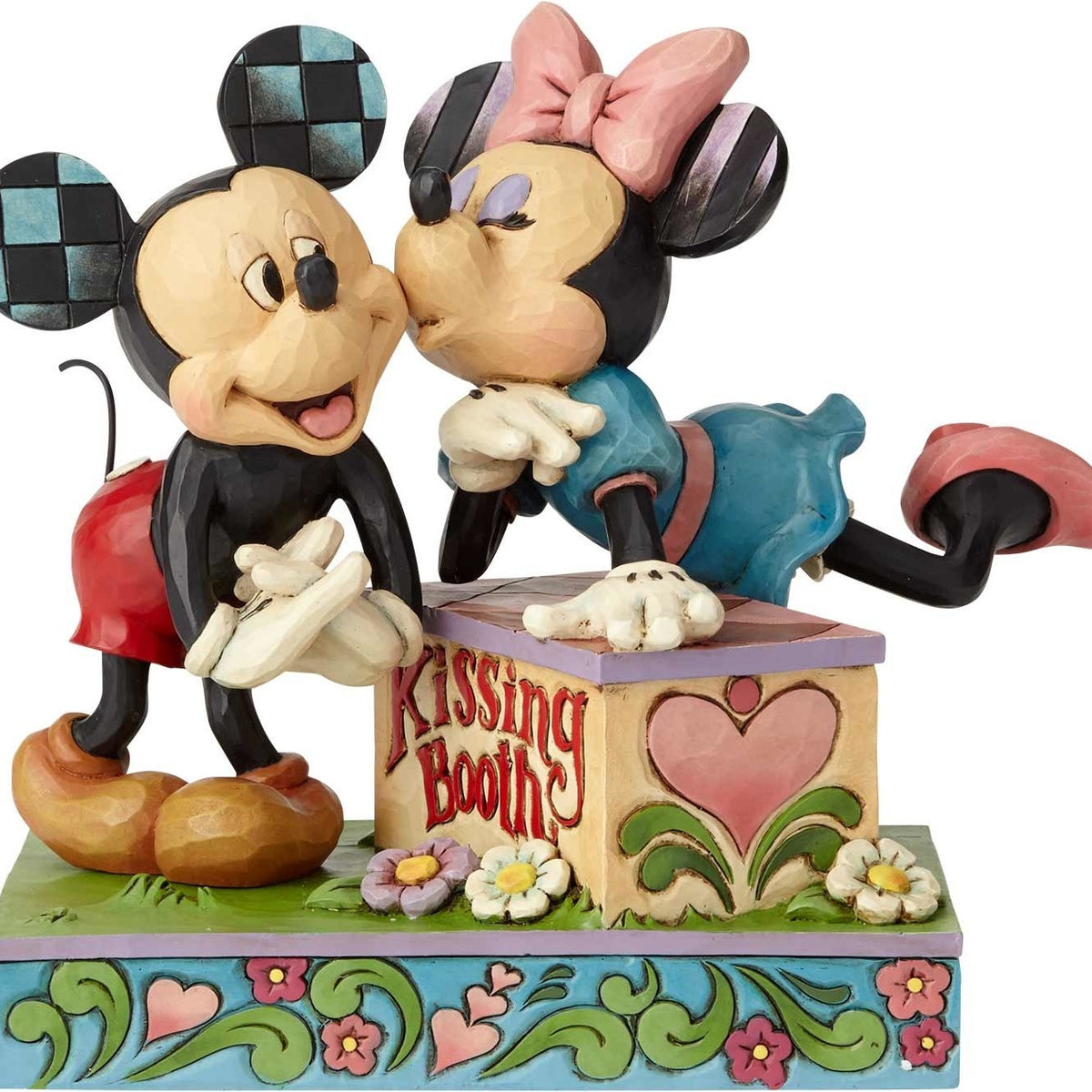 Disney Traditions - "Kissing Booth" - Mickey & Minnie Mouse Figurine ...