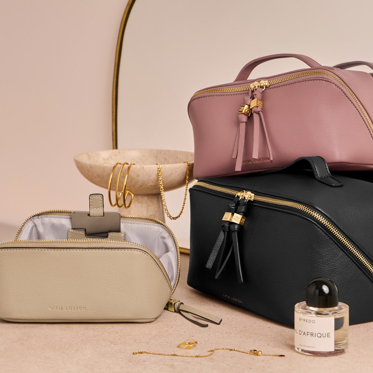 Katie Loxton Soho Makeup & Wash Bag – Medium & Large – Curios Gifts