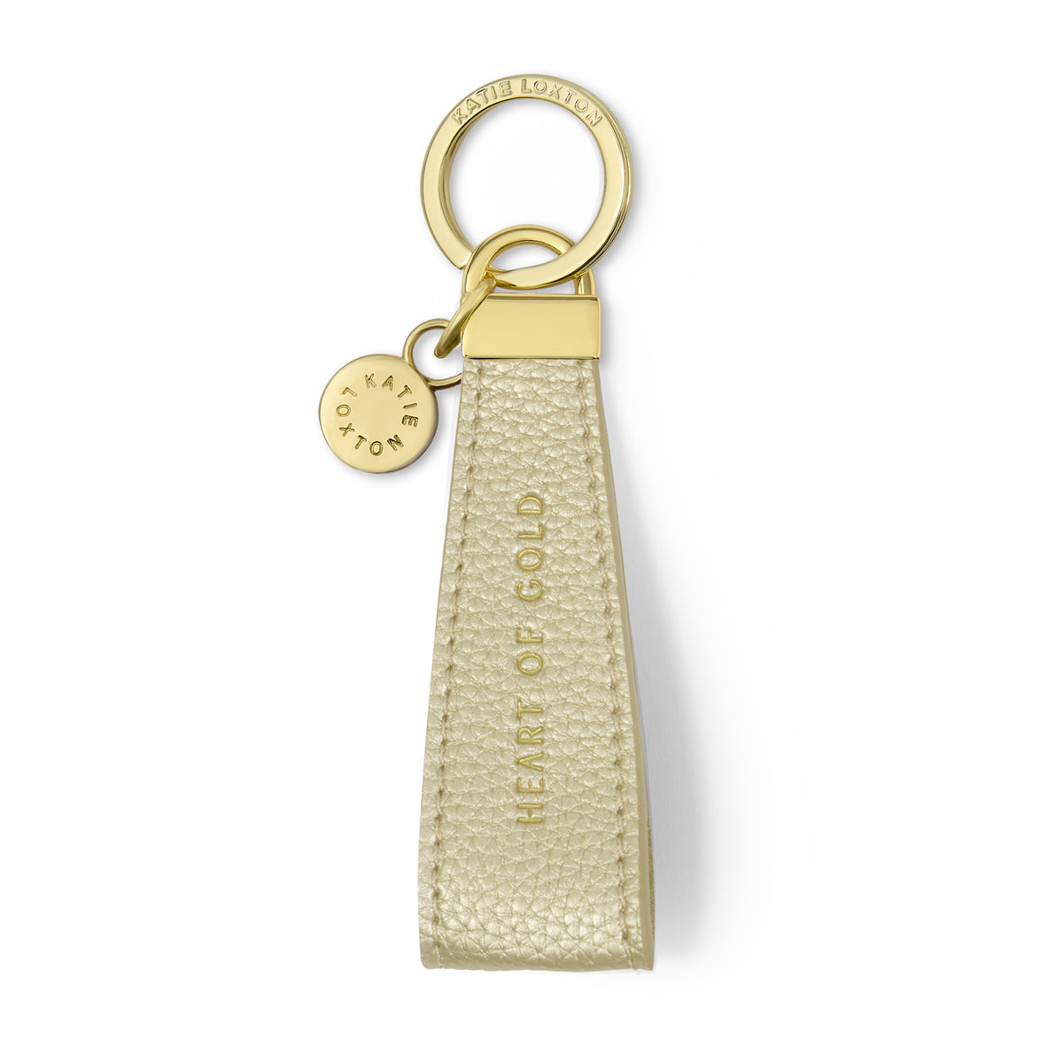 Katie Loxton Sentiment Keyring / Bag Charm – Heart Of Gold – Curios Gifts
