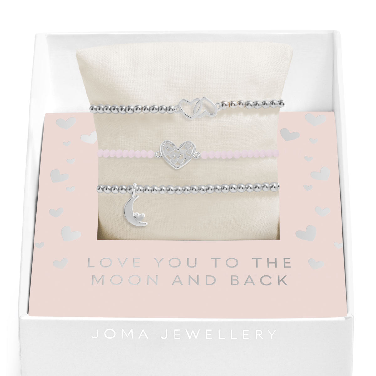 Joma Jewellery Children's Gift Box - Love You To The Moon Bracelets ...