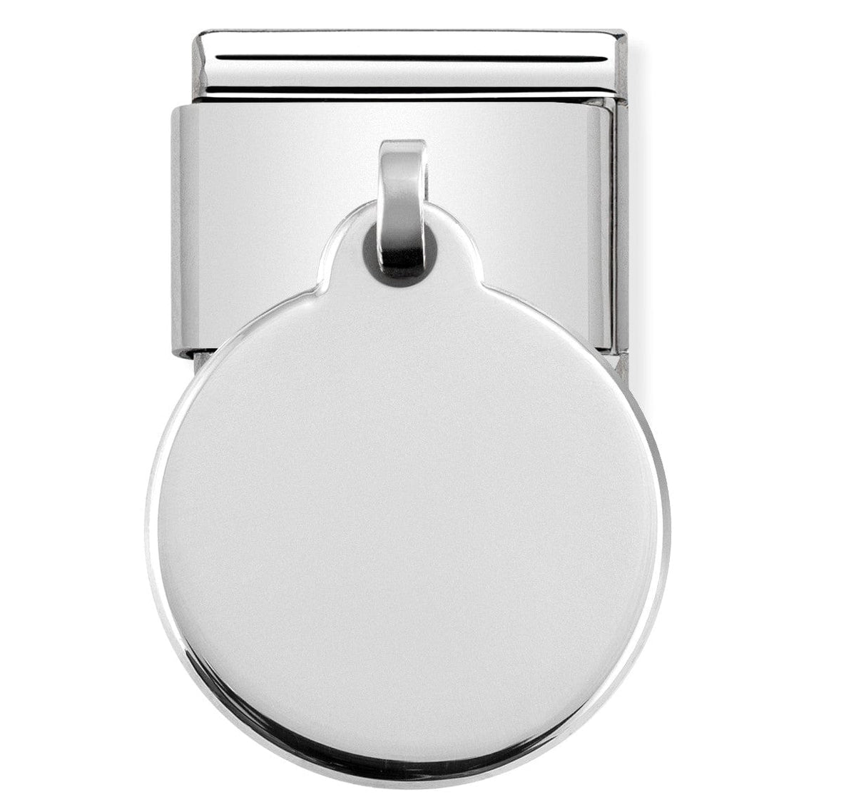 331801/01 Classic Silver Charm Plate circle – Curios Gifts