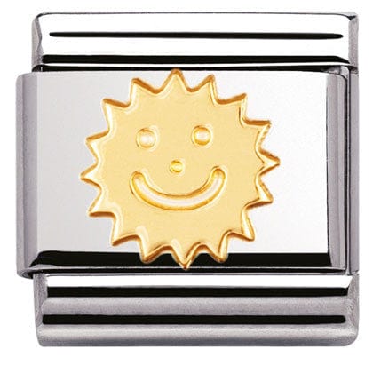 Classic Yellow Gold Sun Charm – Curios Gifts
